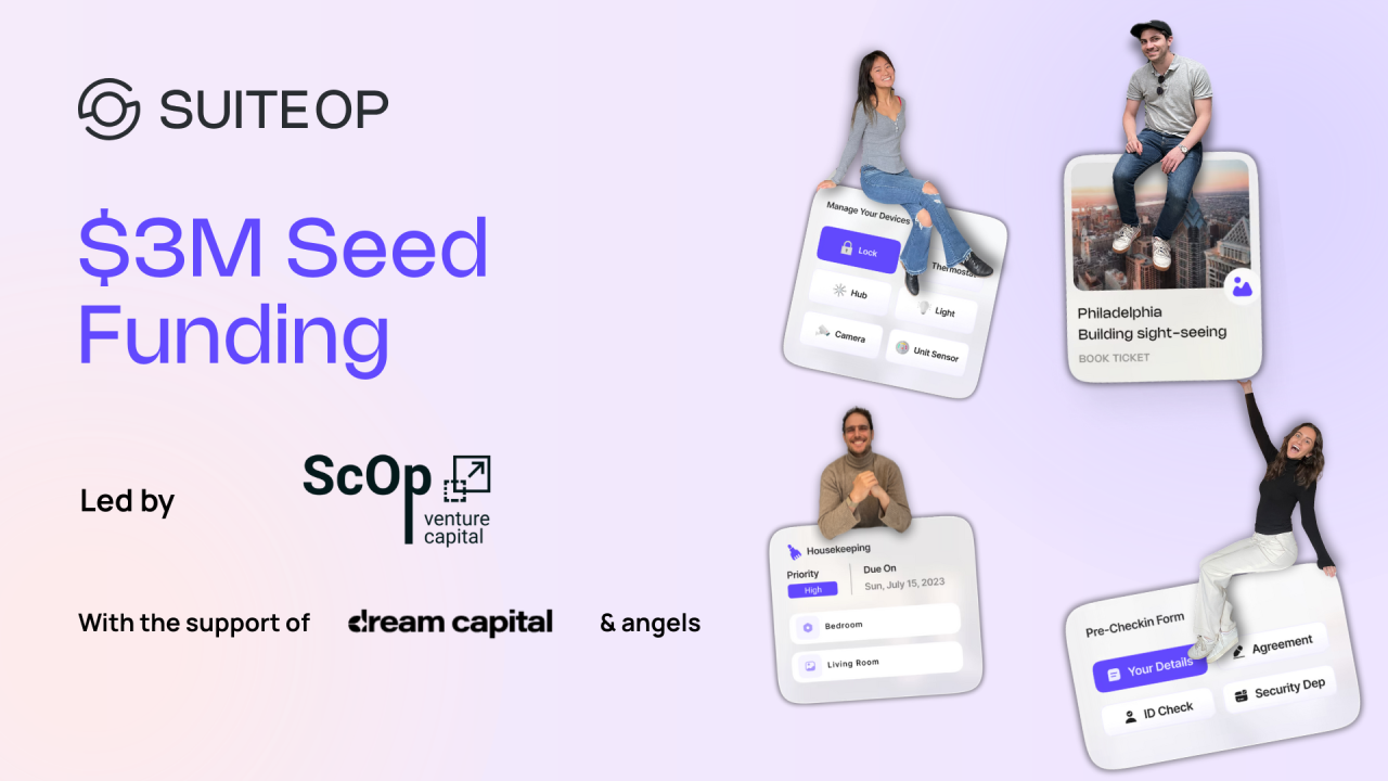 SuiteOp Secures $3M Seed Funding to Transform Hospitality Operations Through Smart Automation